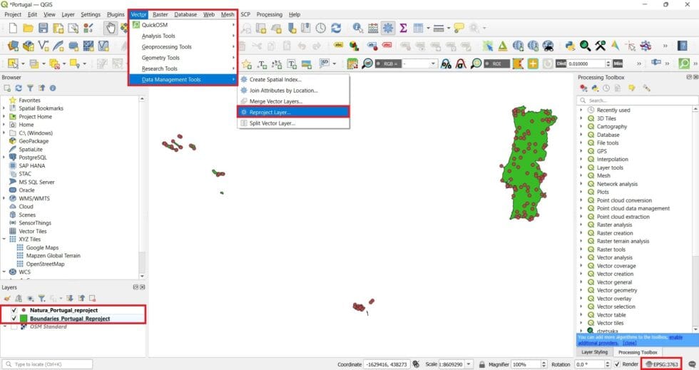 Part 3 Gis And Spatial Analysis → Buffer Clip And Intersect Vector Data Geoacademy Portal